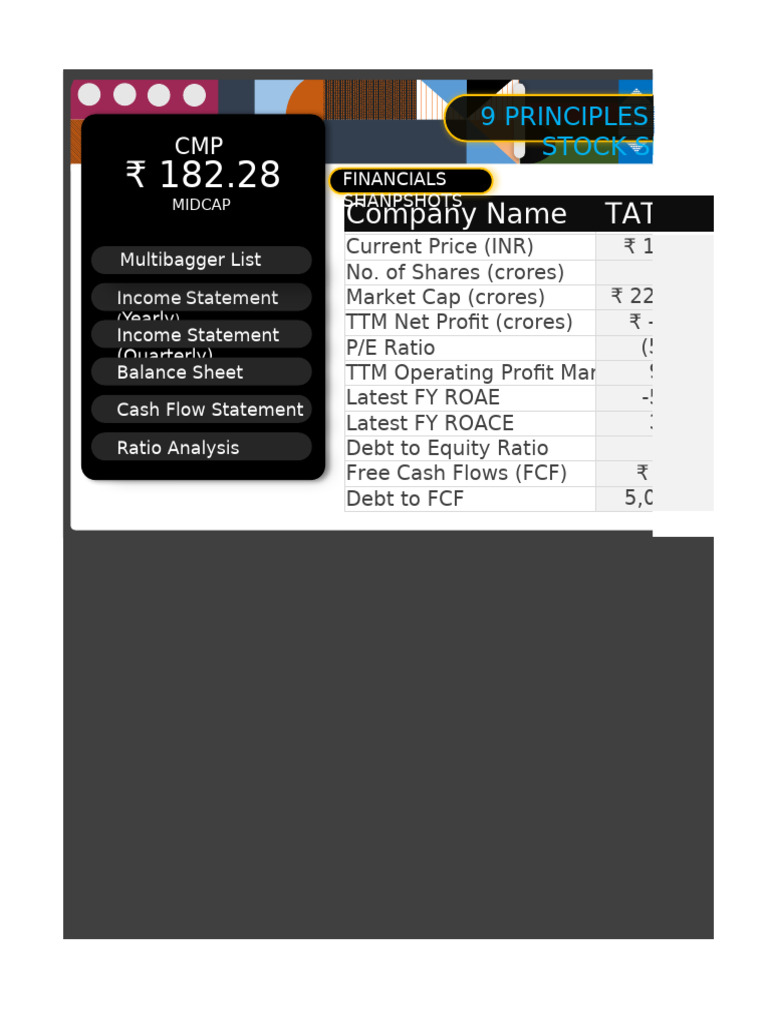 Multibagger Stock Selection Model | PDF | Equity (Finance) | Cash Flow ...