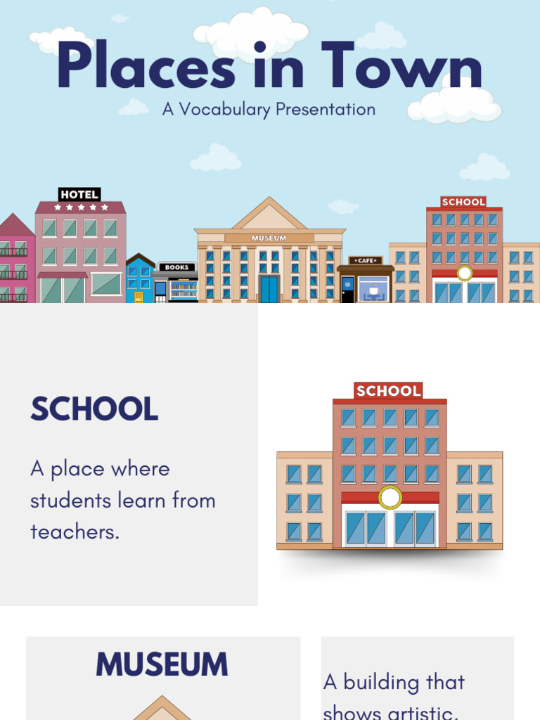 Places in Town | PDF