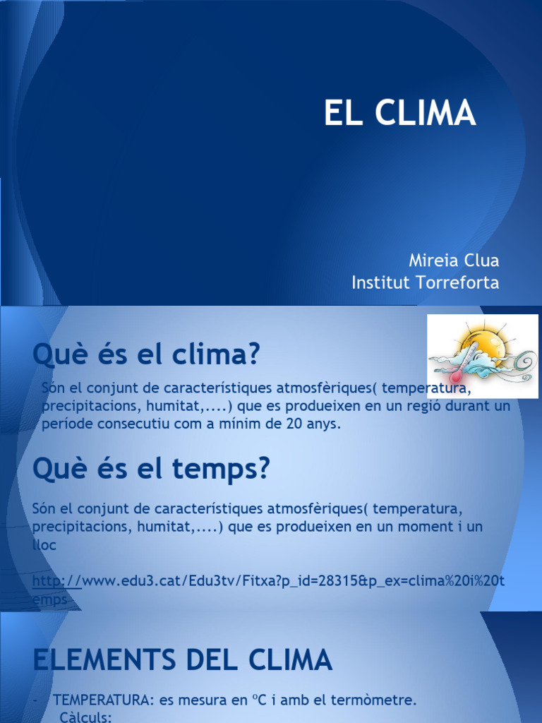 El Clima | PDF