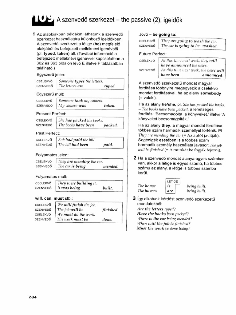 Oxford Angol Nyelvtan-284-285 | PDF