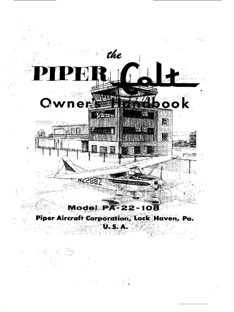 PA-22 Piper Colt | PDF