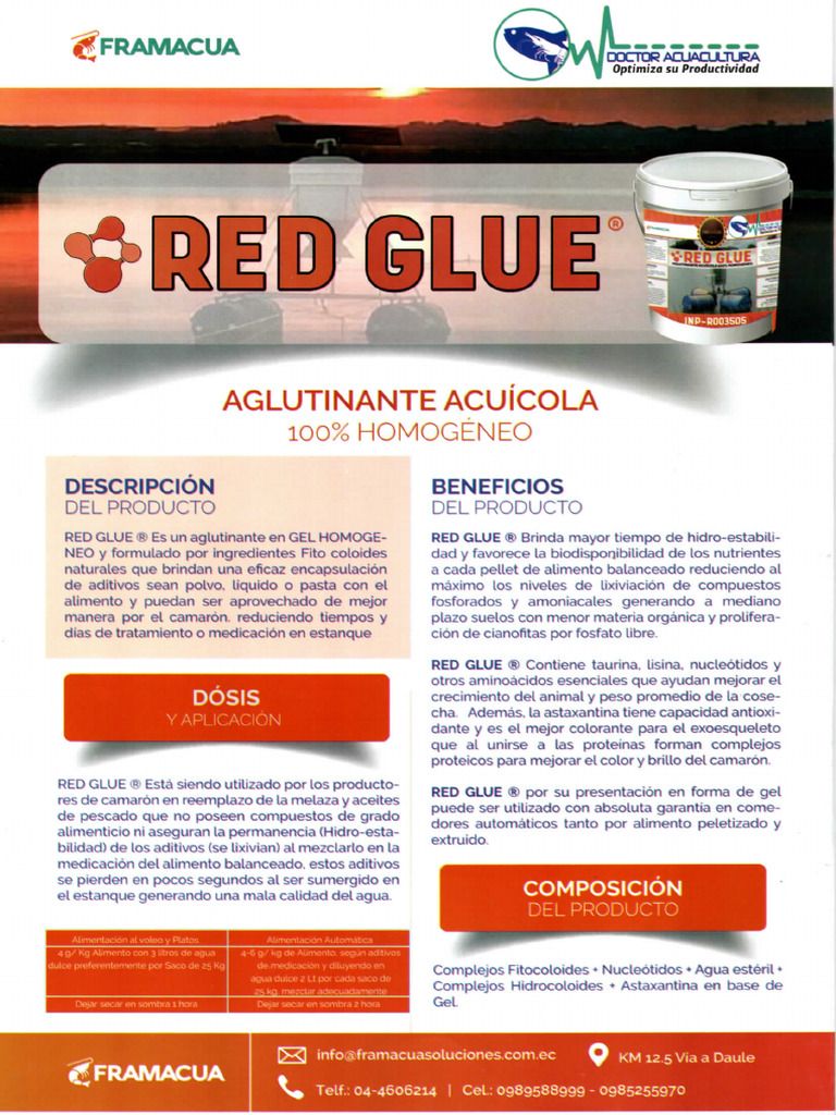 Ficha Tecnica Red Glue | PDF