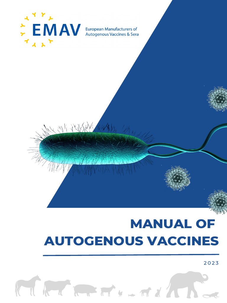 EMAV Manual Autogenous Vaccines 2023 | PDF | Vaccines | Infection