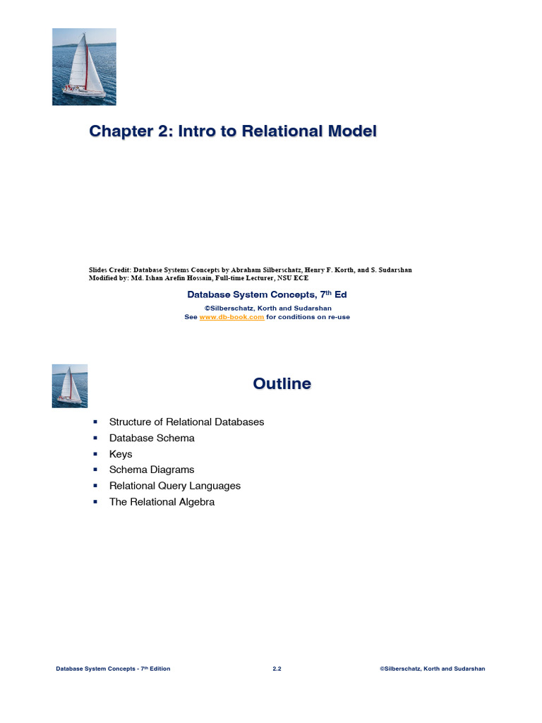 Intro to Relational Database Model | PDF | Relational Model | Data Management