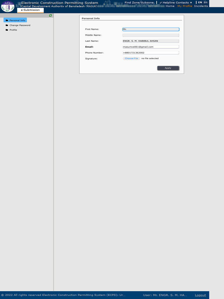 Electronic Construction Permitting System | PDF