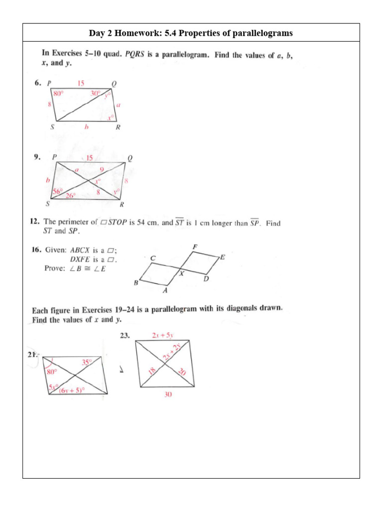Ch5 Day2 HW | PDF