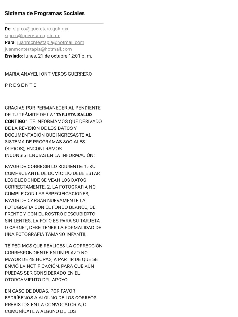 Documento de Outlook | PDF