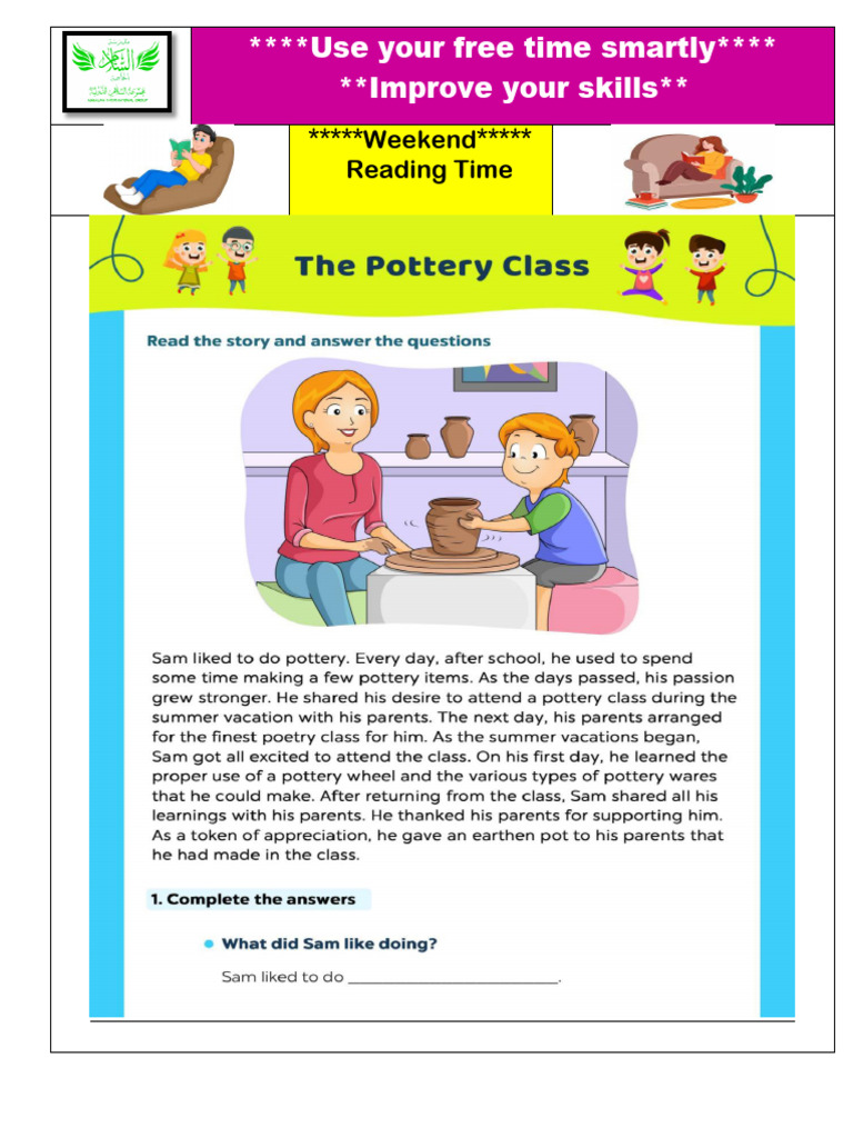 Reading Comprehension (Extra Curricular Activities) | PDF