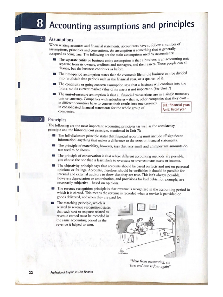 Accounting Assumptions Principles | PDF