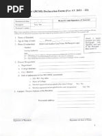 NMC Revised Declaration Form (Faculty & Residents) | PDF | Doctor Of ...