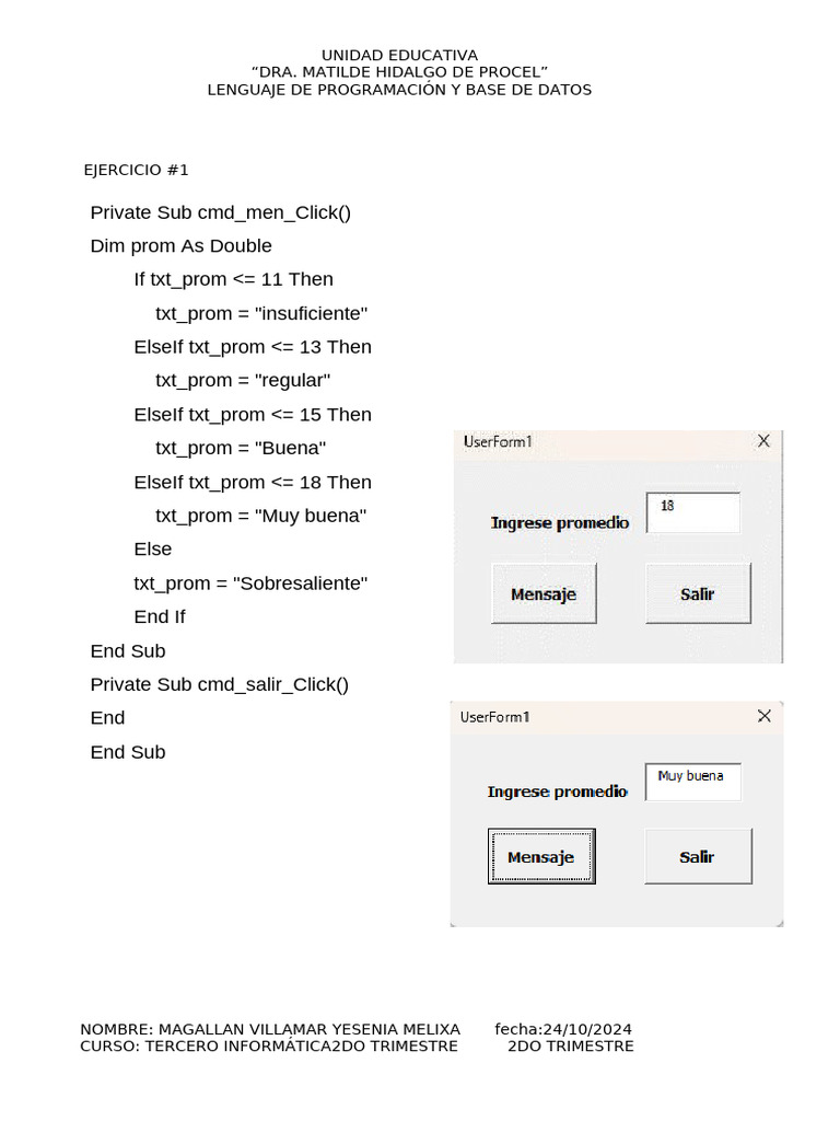 Programacion 2do Trimestre | PDF | Informática | Programación de computadoras