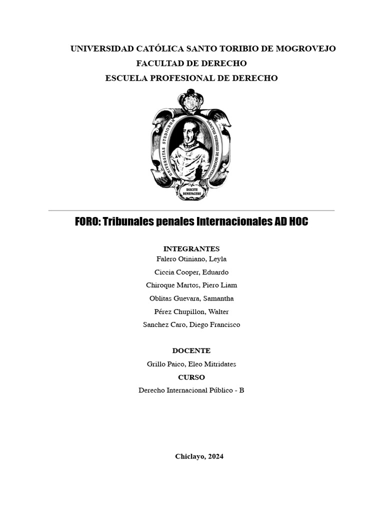 Dip - Foro 2 | PDF | Crímenes | Crimen y violencia