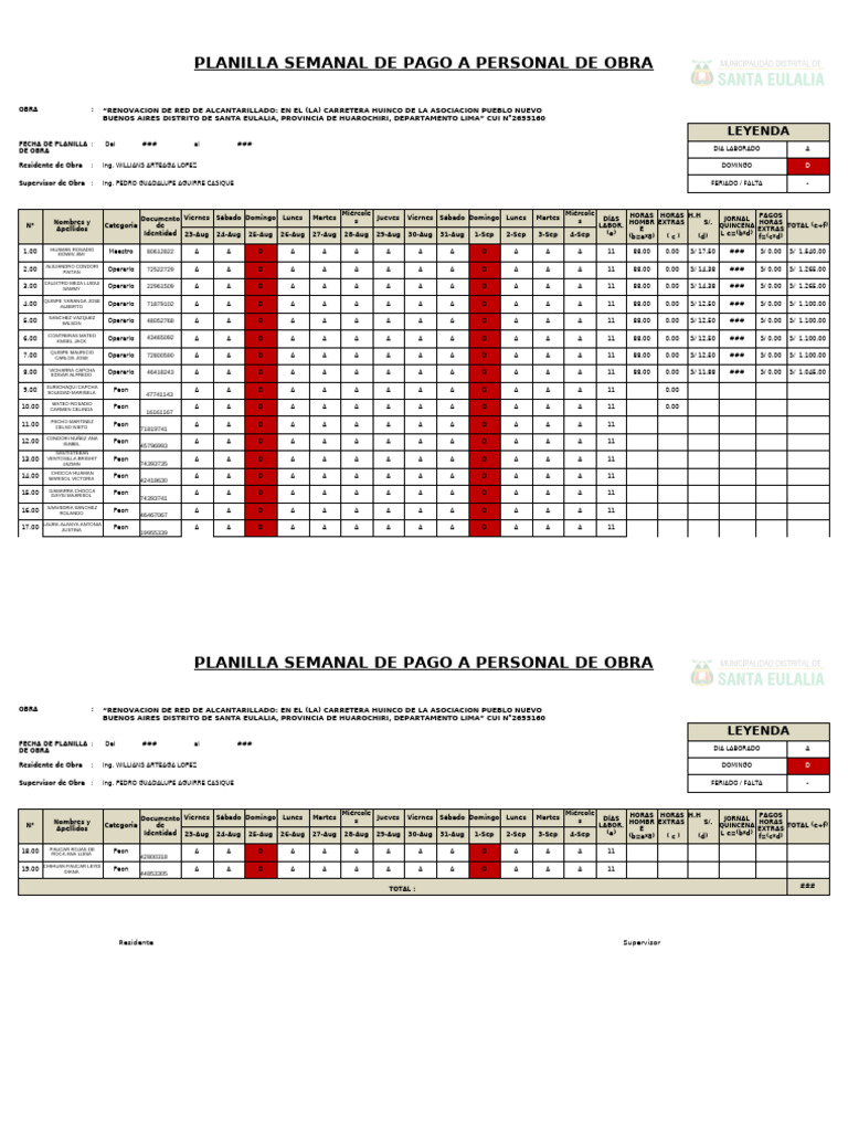 Tarea Planilla Baños3 Planilla | PDF