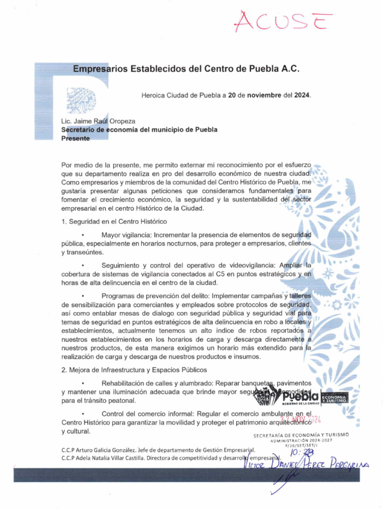 Escaneo Documentos ACUSE | PDF