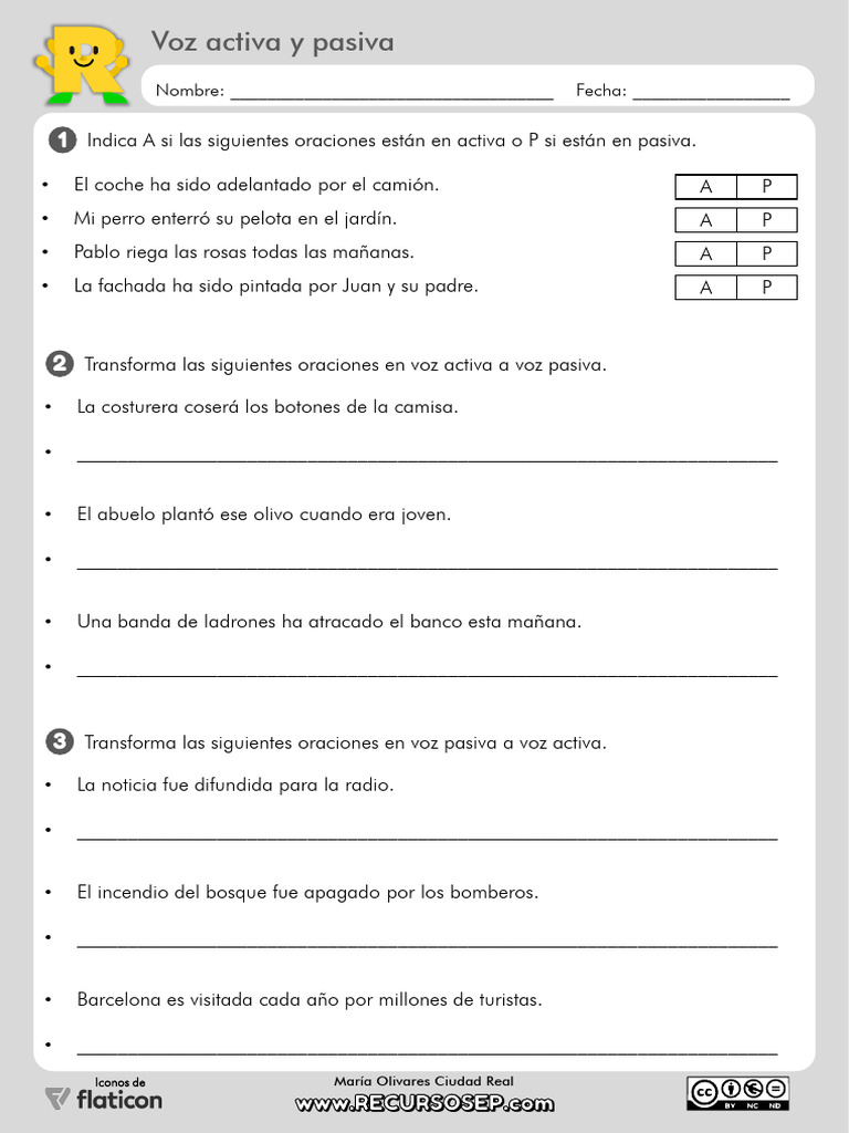 Frases Activas y Pasivas | PDF
