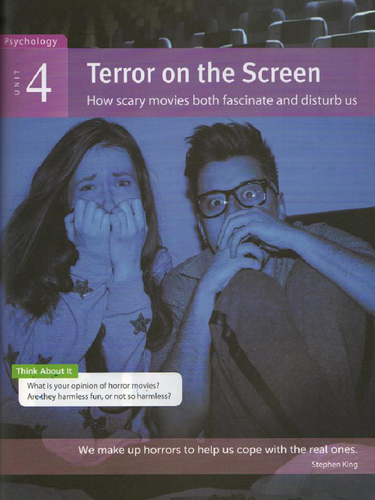 On Point 1 Unit 4 Reading 1 Terror On The Screen | PDF