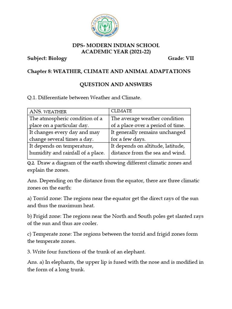 WEATHER, CLIMATE NOTES | PDF | Tropics | Weather