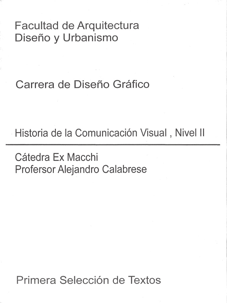 H2 - Calabrese Primer Modulo | PDF