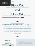 BEmONC and CEmONC | PDF | Maternal Health | Childbirth