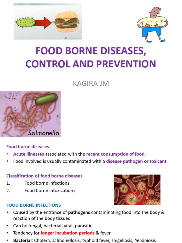 Lecture 2 - FOOD BORNE DISEASES, CONTROL AND PREVENTION | PDF ...