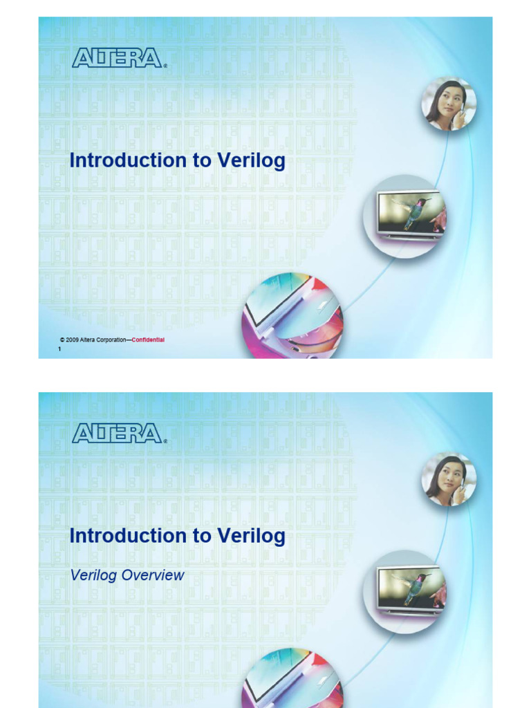 Introduction To Verilog 20200228 Pdf Parameter Computer Programming Hardware Description