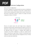 Electron Configuration for Copper (Cu, Cu+, Cu2+) | PDF | Electron ...