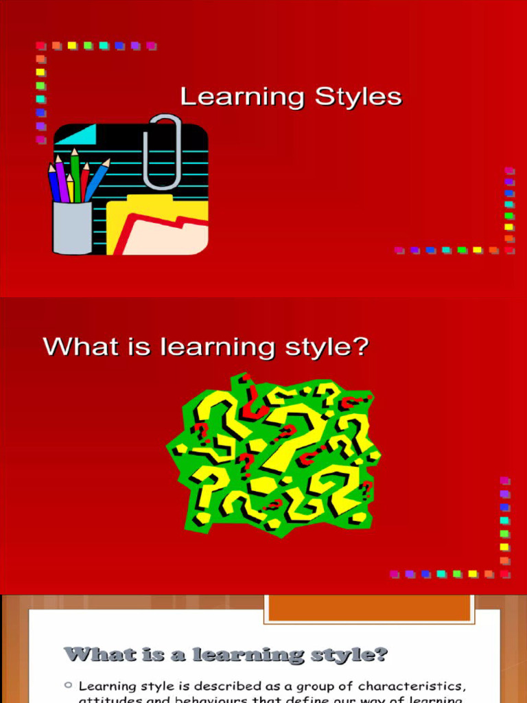 Learning Styles | PDF