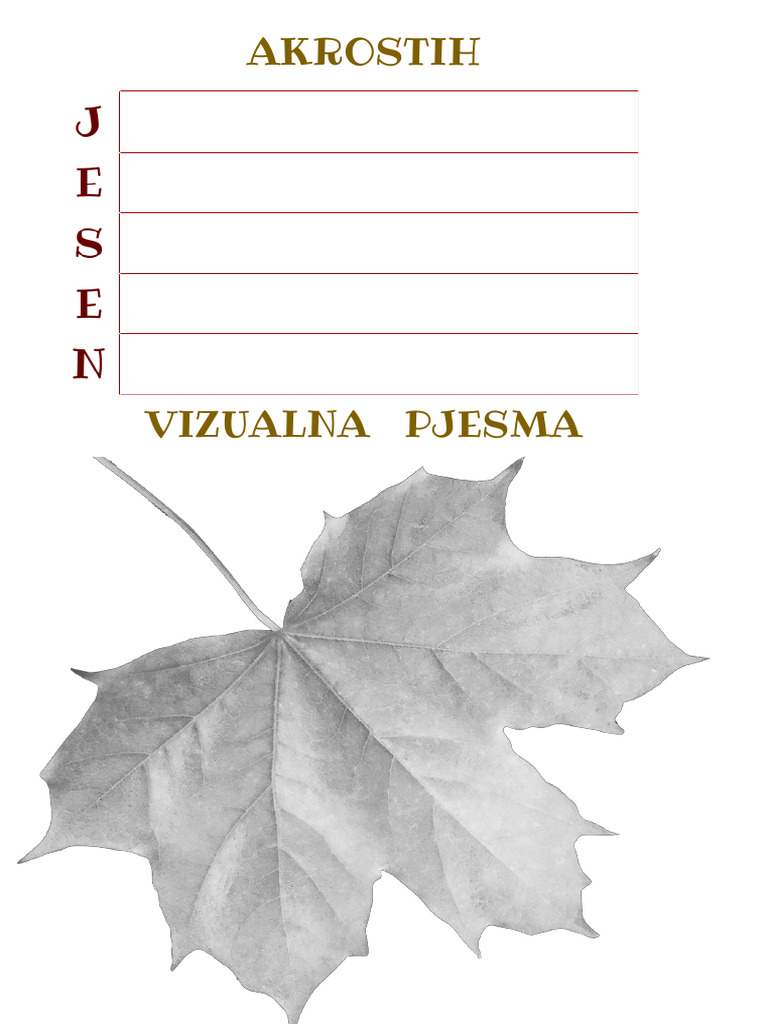 AKROSTIH Jesen | PDF