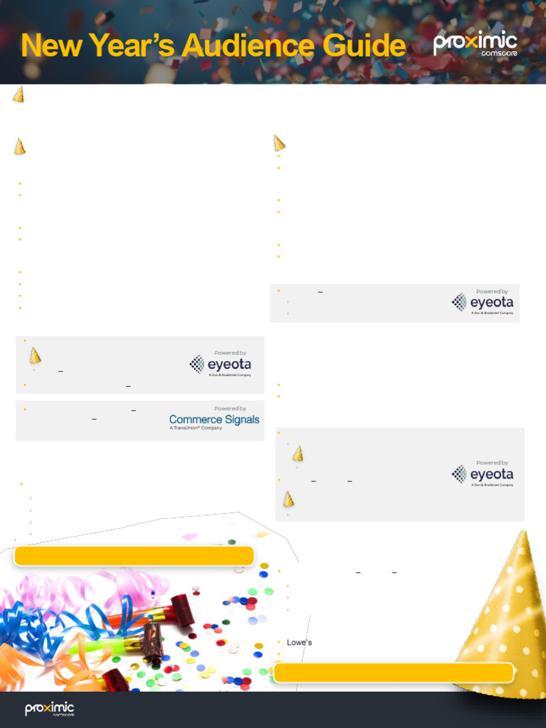 Comscore - New Year Audience Guide 2025 | PDF