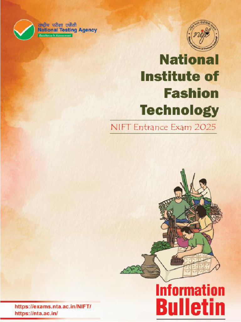 NIFT 2025 - Information Bulletin | PDF