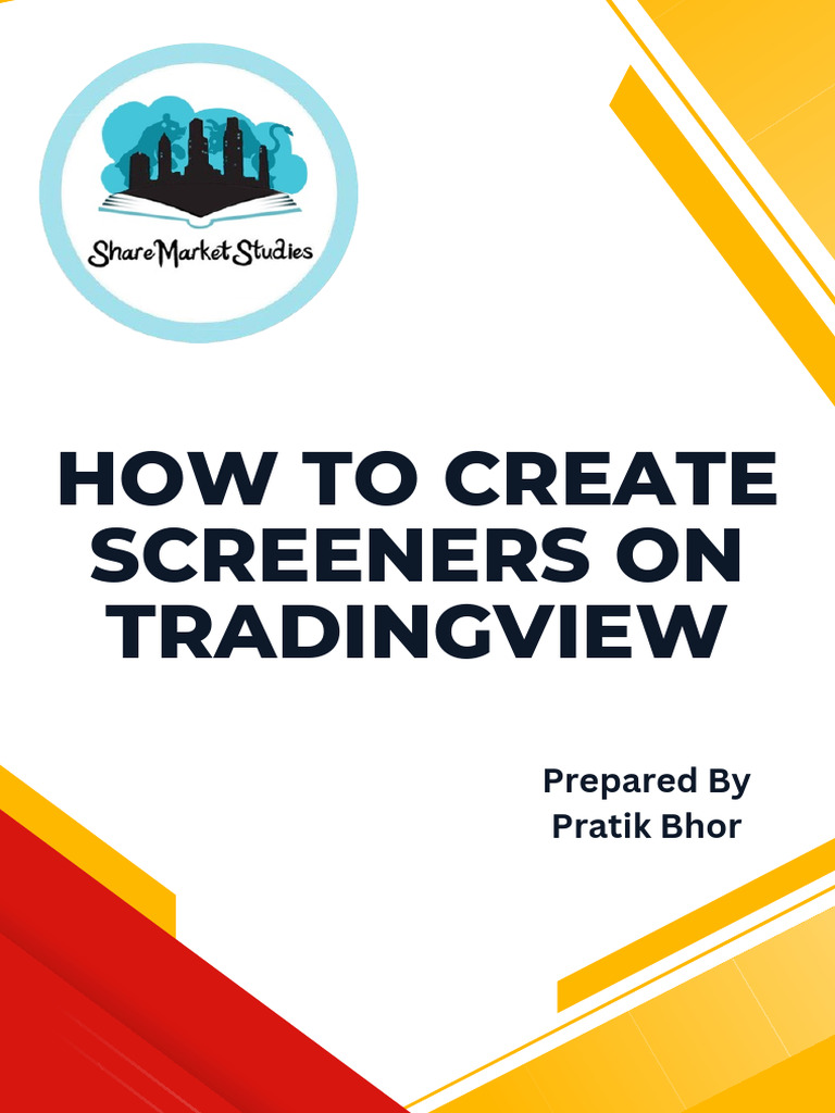Create Stock Screeners on TradingView | PDF