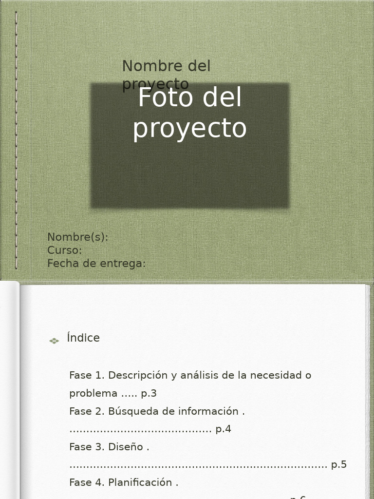Plantilla - de - Memoria - de - Proyecto 2 | PDF | Diseño | Dibujo
