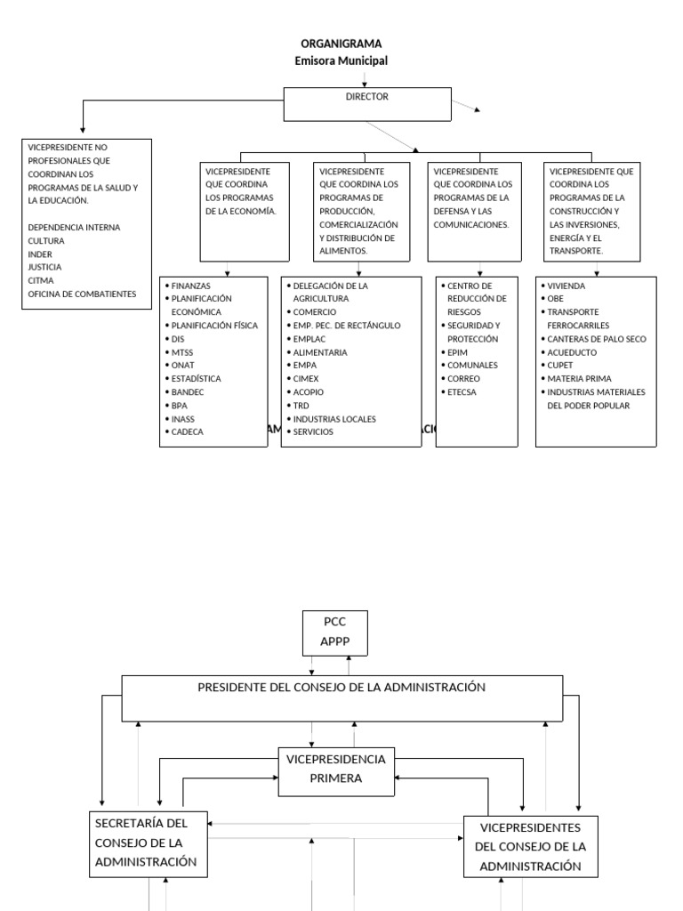 ORGANIGRAMA | PDF | Economias