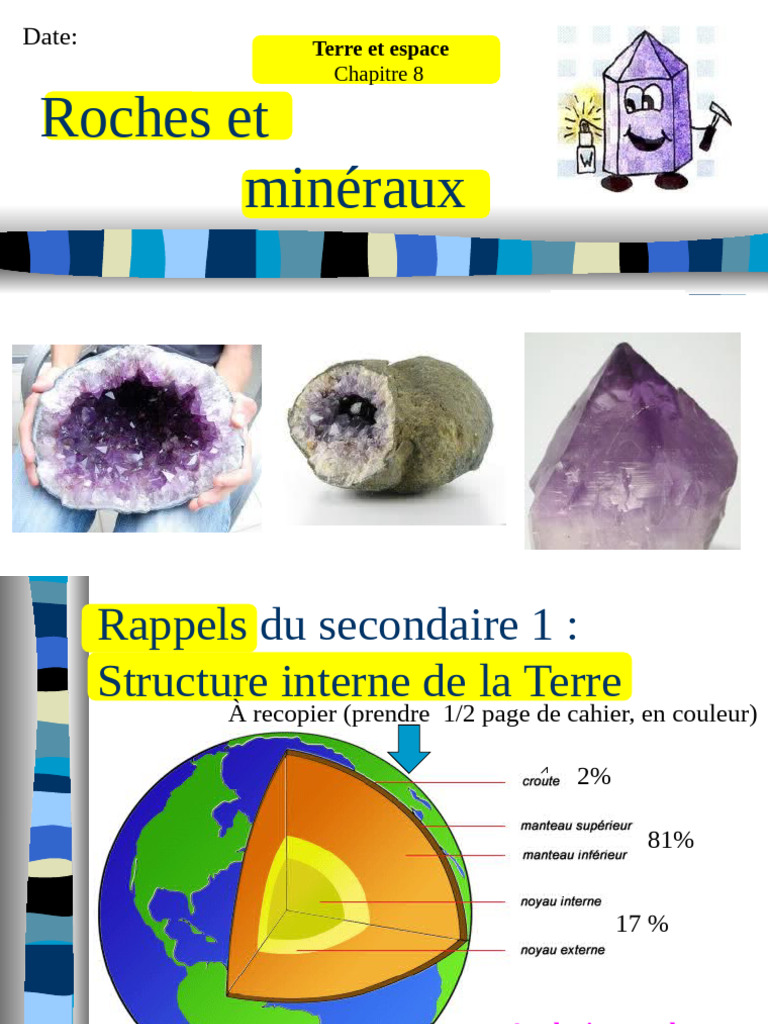 Roches et minéraux : définitions et types | PDF | Terre | Granit