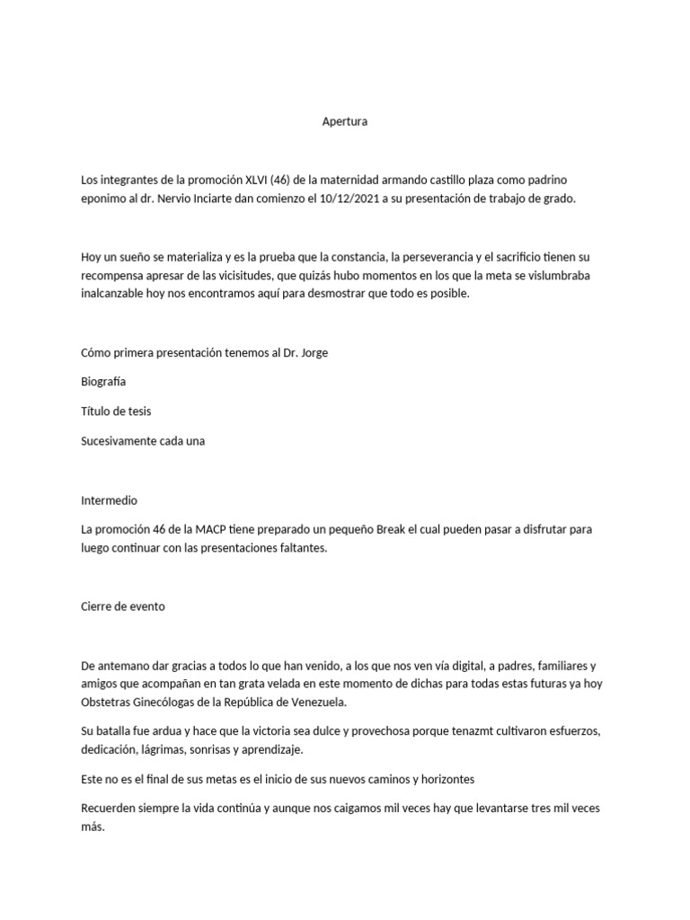 Palabras de Tesis | PDF
