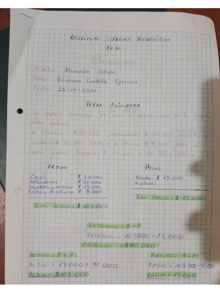 Contabilidad.. Ejercicios | PDF