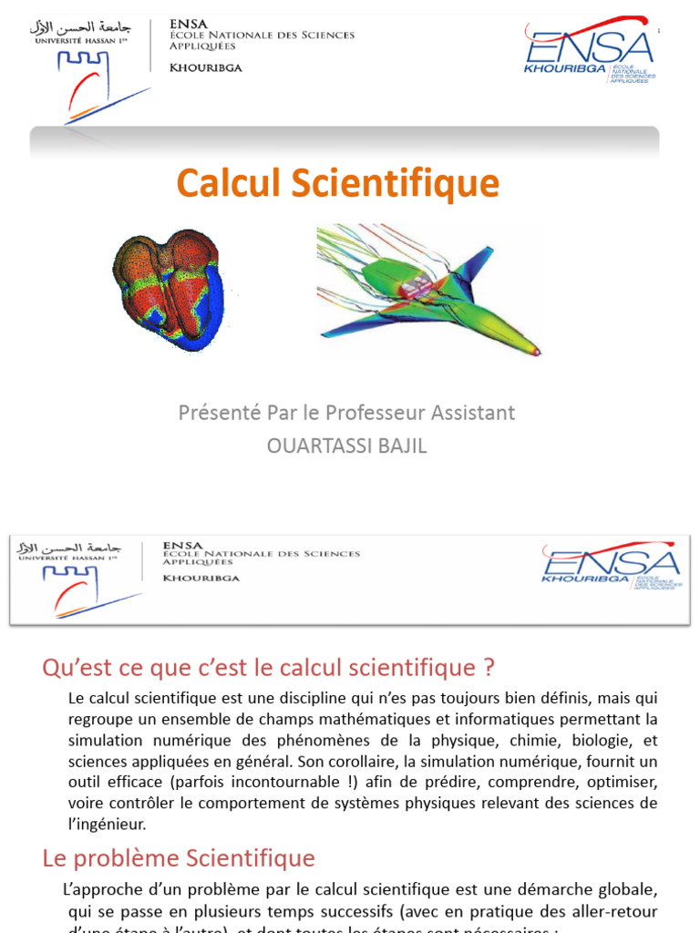 Introduction au Calcul Scientifique | PDF | Analyse numérique ...