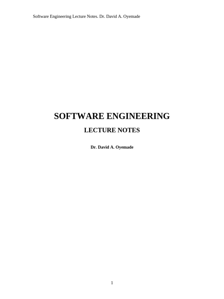 Csc 411 Lecture Notes 1 Introduction And Basics Pdf Software Testing Software