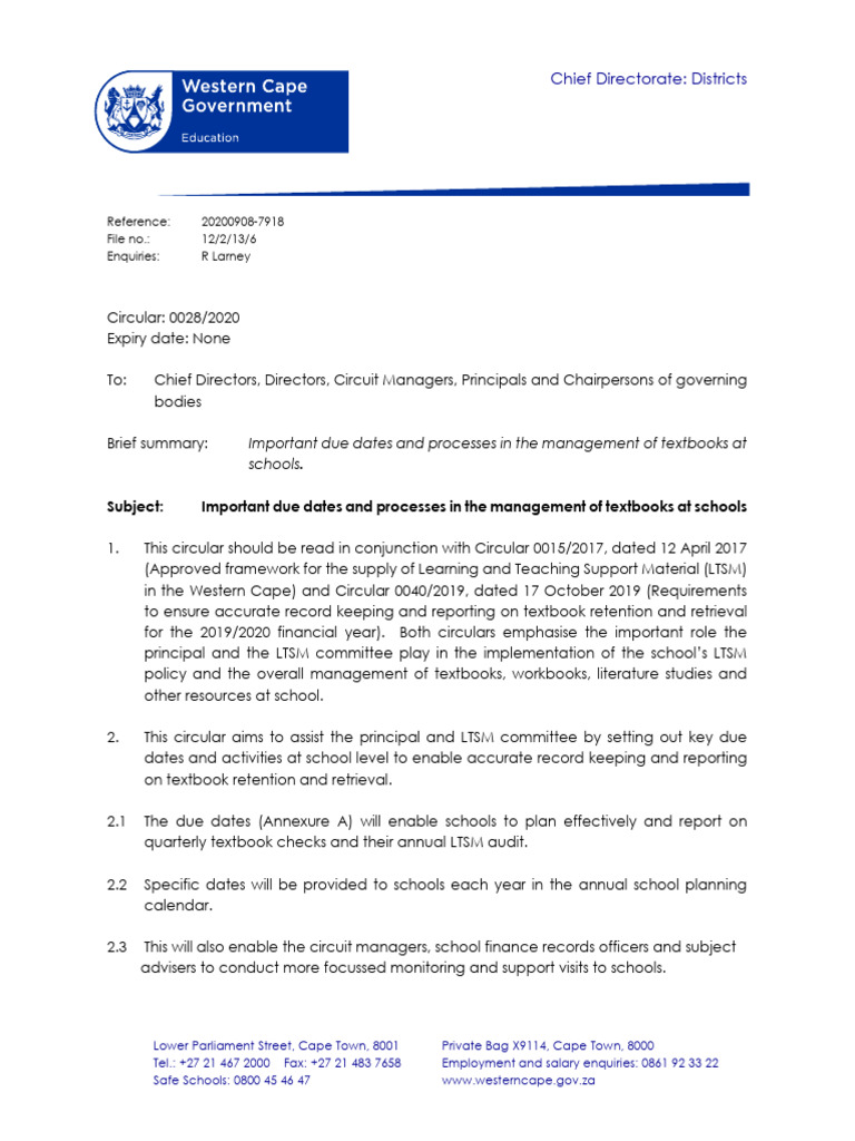 Circular 0028-2020 | PDF