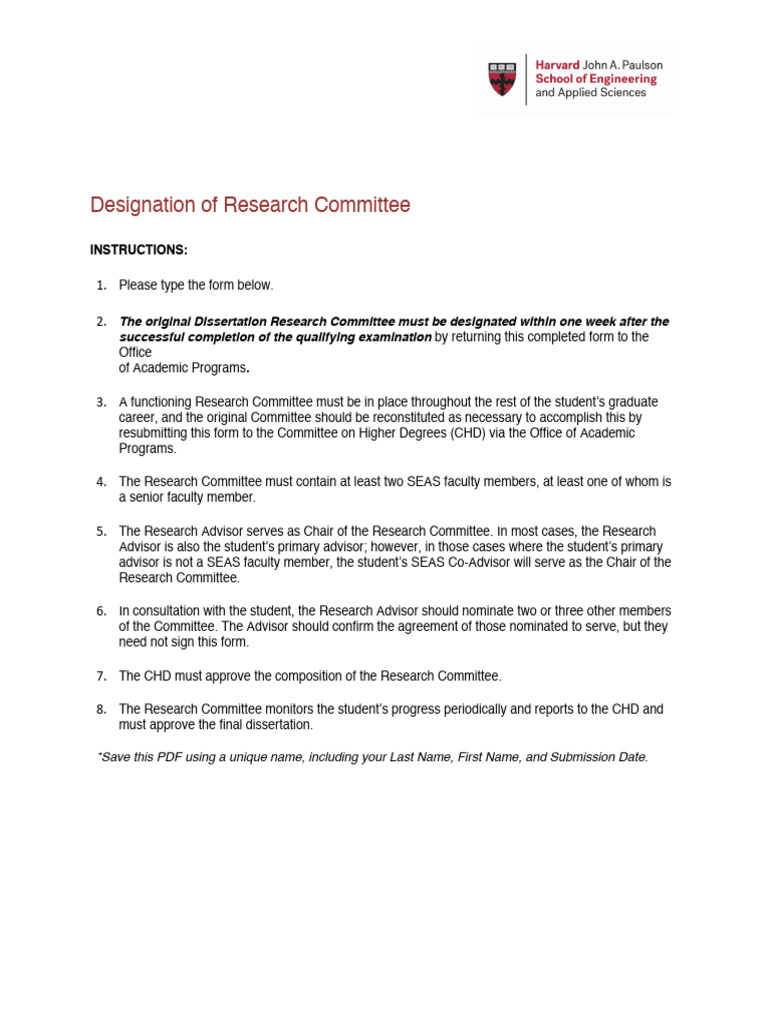 Designation of Research Committee-2021 | PDF