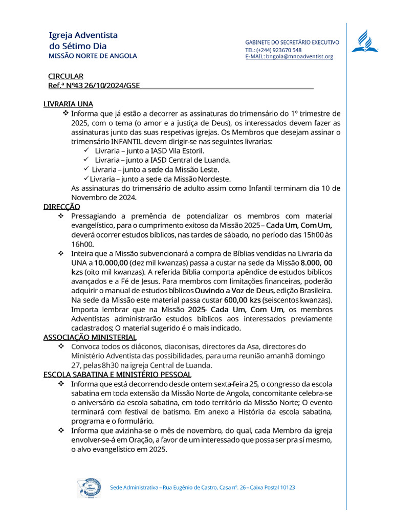 Circular Nº. 43 | PDF