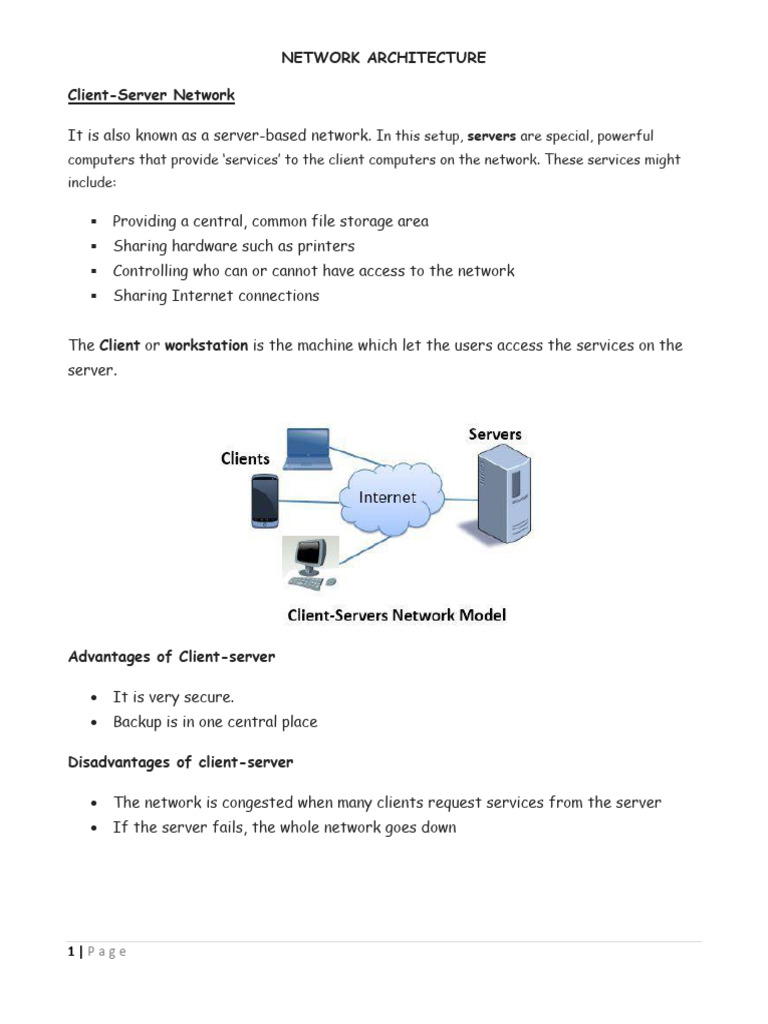 Network Architecture | PDF