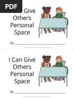 Social Story Sleeping in My Bed | PDF