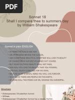 Sonnet 18 - Exam Bank Questions and Suggested Answers | PDF | Literary Criticism | Sonnets
