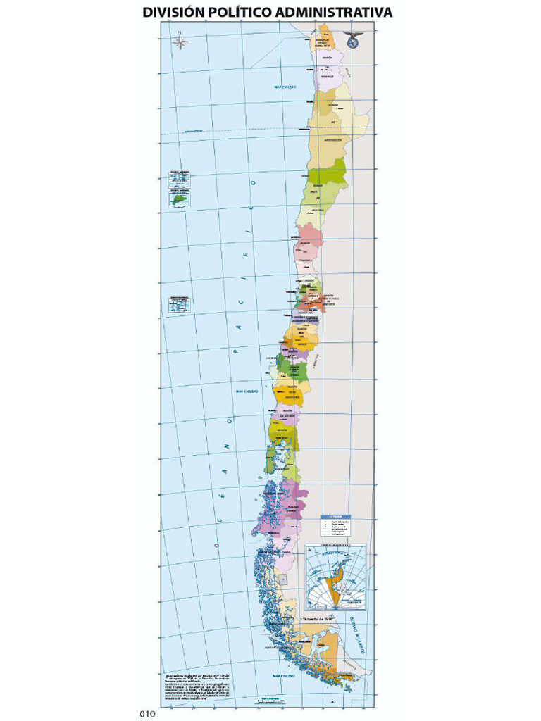 Mapa Político de Chile | PDF