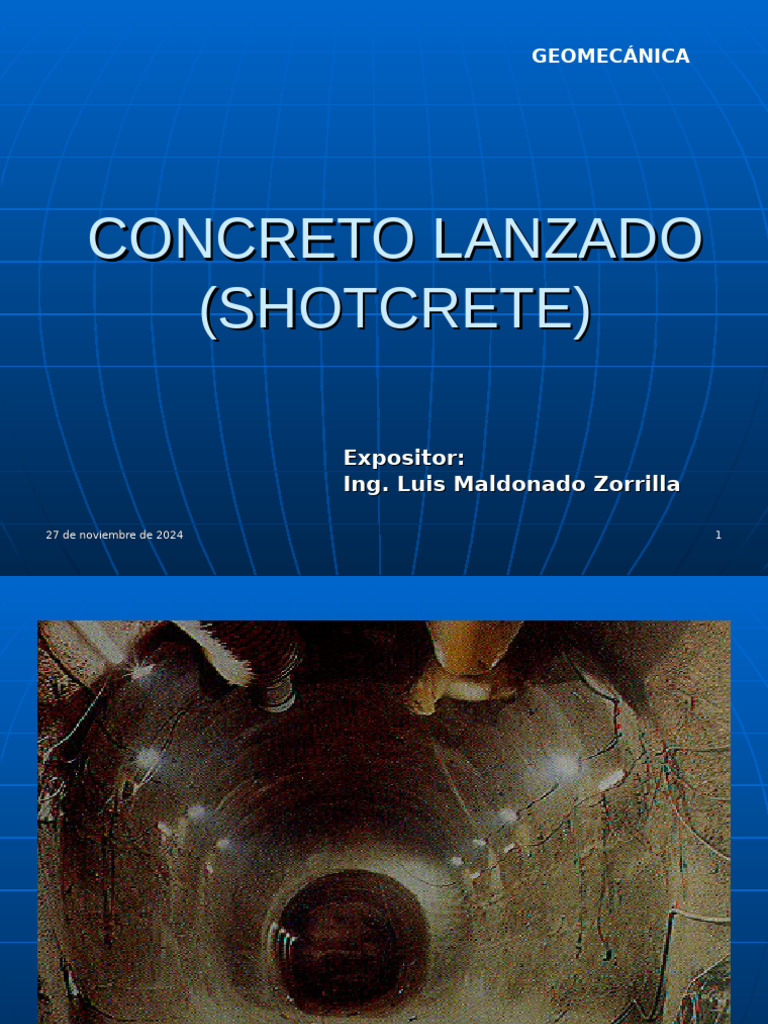 Concreto Lanzado (Shotcrete) | PDF | Hormigón | Cemento