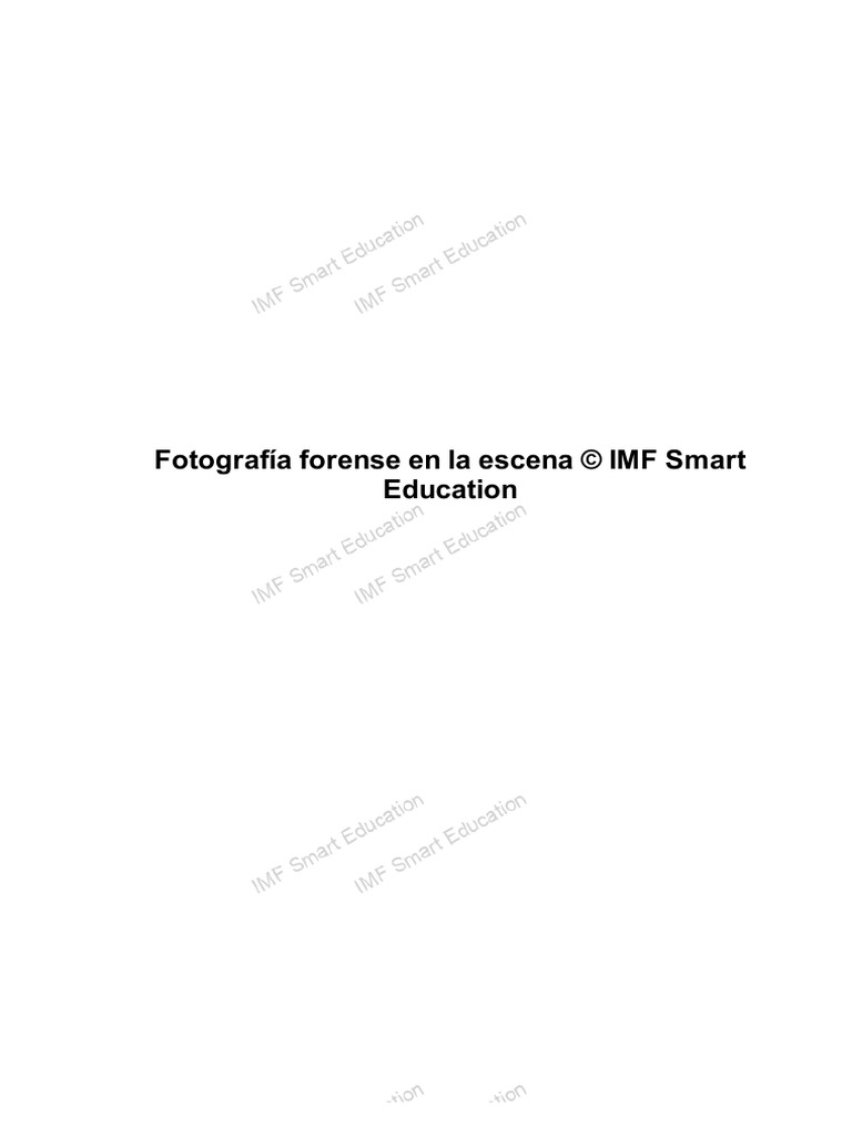 Fotografía Forense: Historia y Aplicaciones | PDF | Fotografía macro
