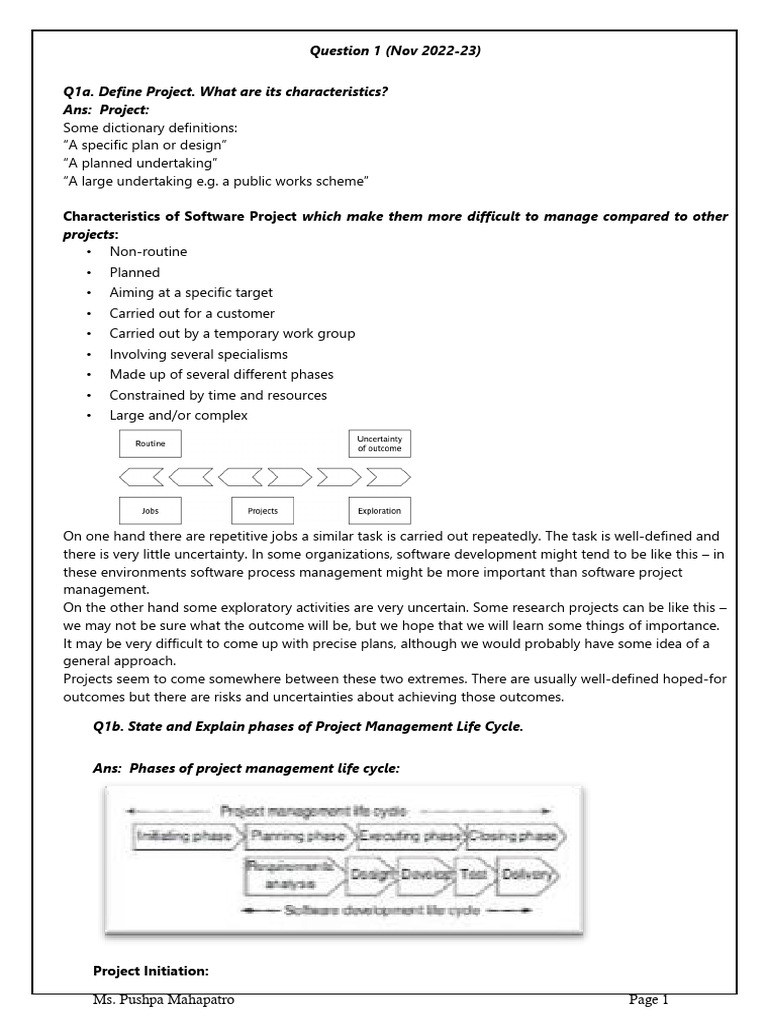 Tybscit Sem 5 SPM Unit 1 Part 4 | PDF | Cost–Benefit Analysis | Return ...