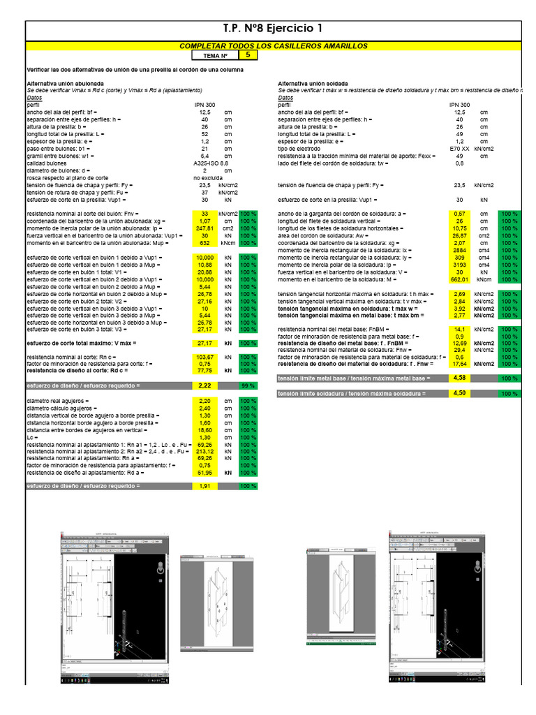 tp8 Ej1 | PDF | Sector secundario de la economía | Ciencia de los Materiales
