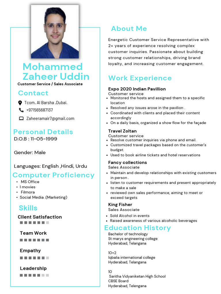 Mohammed Zaheer Uddin | PDF | Marketing | Business